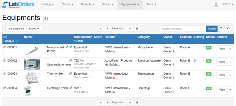 Funcionalidades – LabOrders